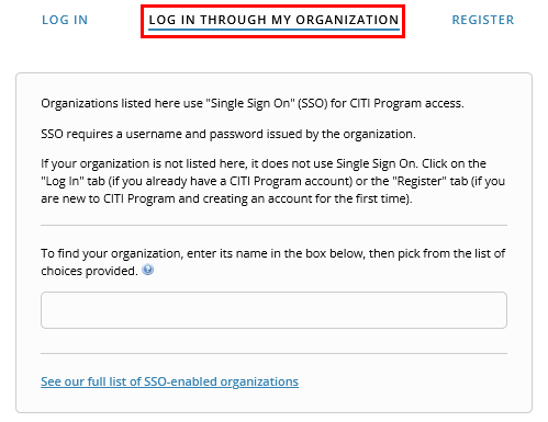 My Institution is not Listed