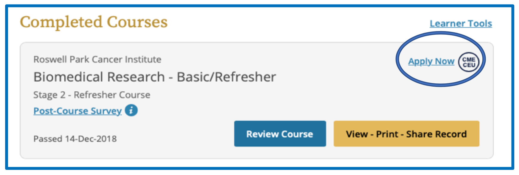 Registering and Qualifying for CE/CME Credits